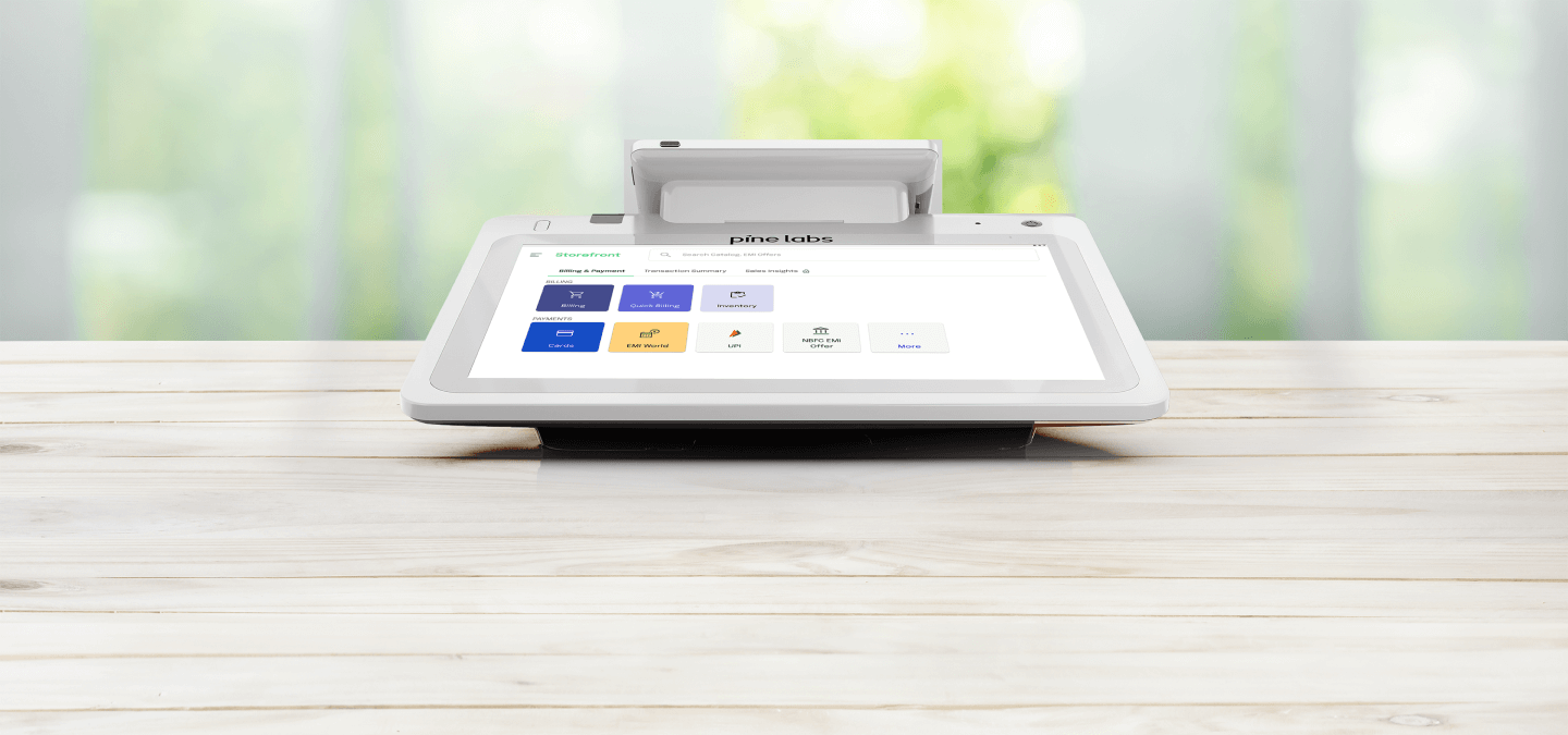 POS Hub: All-in-one POS Terminal for Small Businesses | Pine Labs